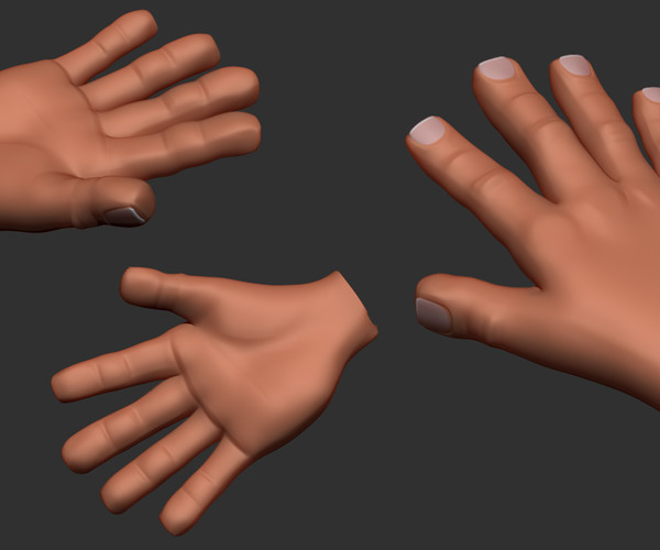 ArtStation - Stylized Cartoon Hand Model | Resources