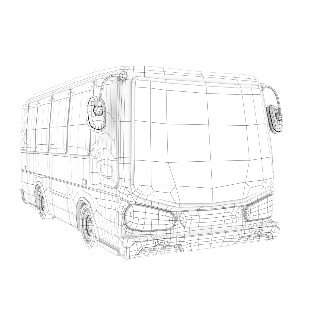 ArtStation - Cartoon Bus | Resources