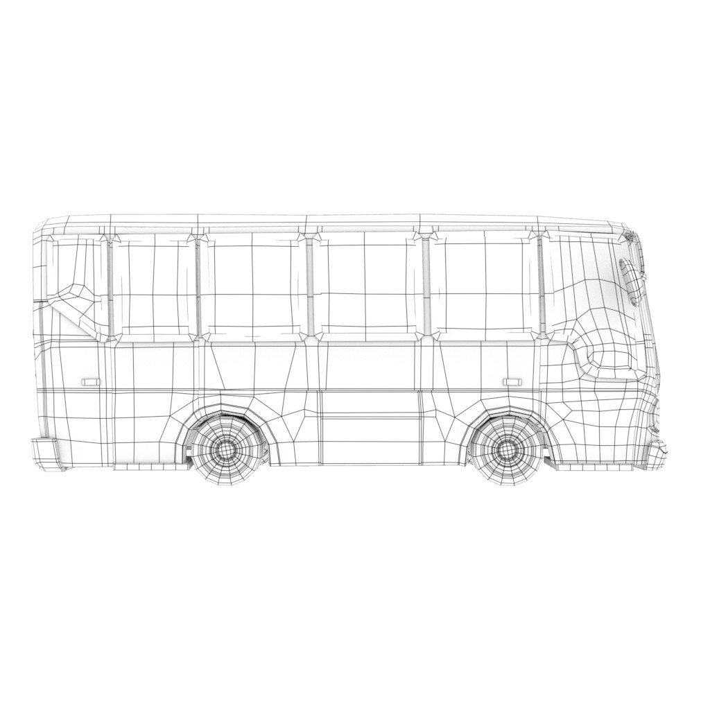 ArtStation - Cartoon Bus | Resources