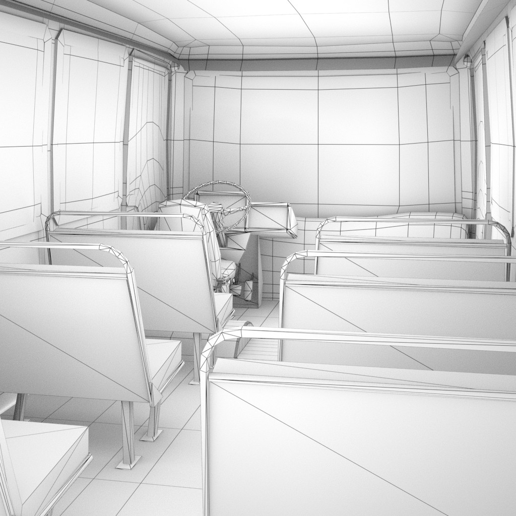 ArtStation - Cartoon Bus | Resources