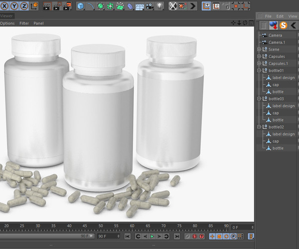 ArtStation - Bottle 3D Model | Resources