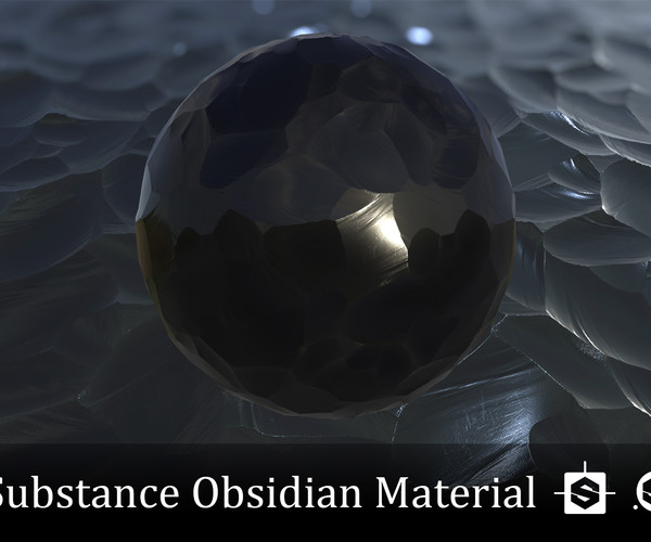 ArtStation - Substance Obsidian Material | Resources