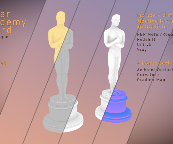 ArtStation - Oscar Academy Award - Low Polygon | Game Assets