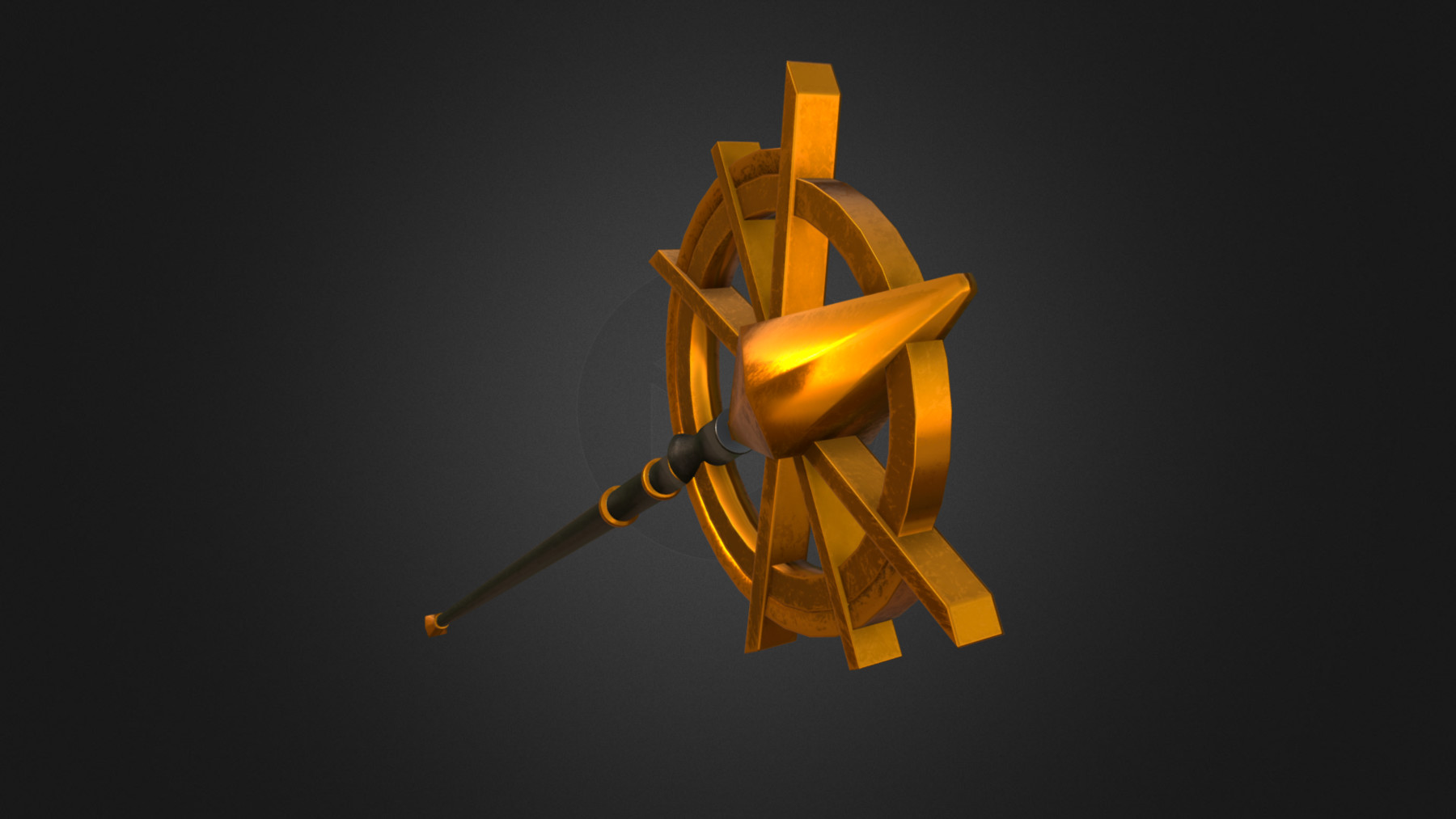 ArtStation - Magic Staff "Golden X" | Resources