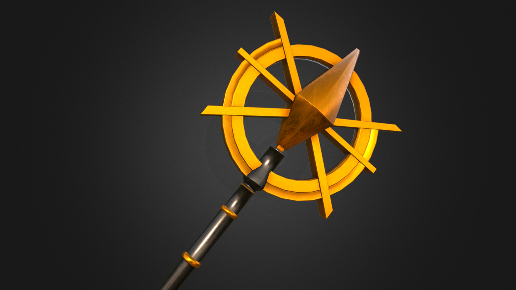 ArtStation - Magic Staff "Golden X" | Resources