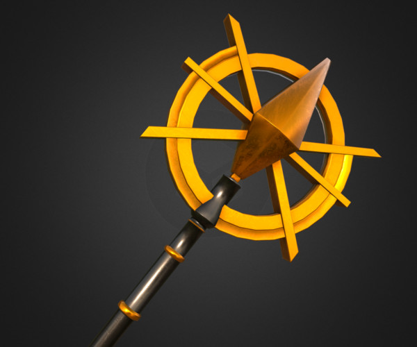 ArtStation - Magic Staff "Golden X" | Resources