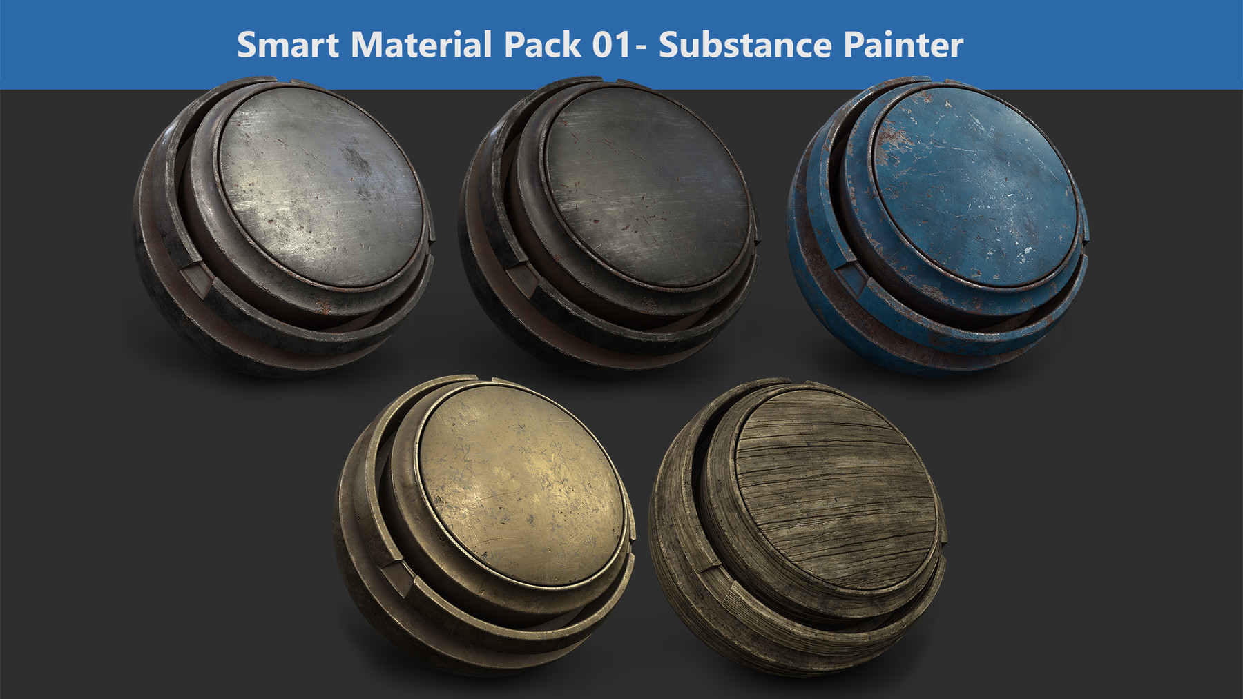 ArtStation - Smart Material Pack 01- Substance Painter | Resources