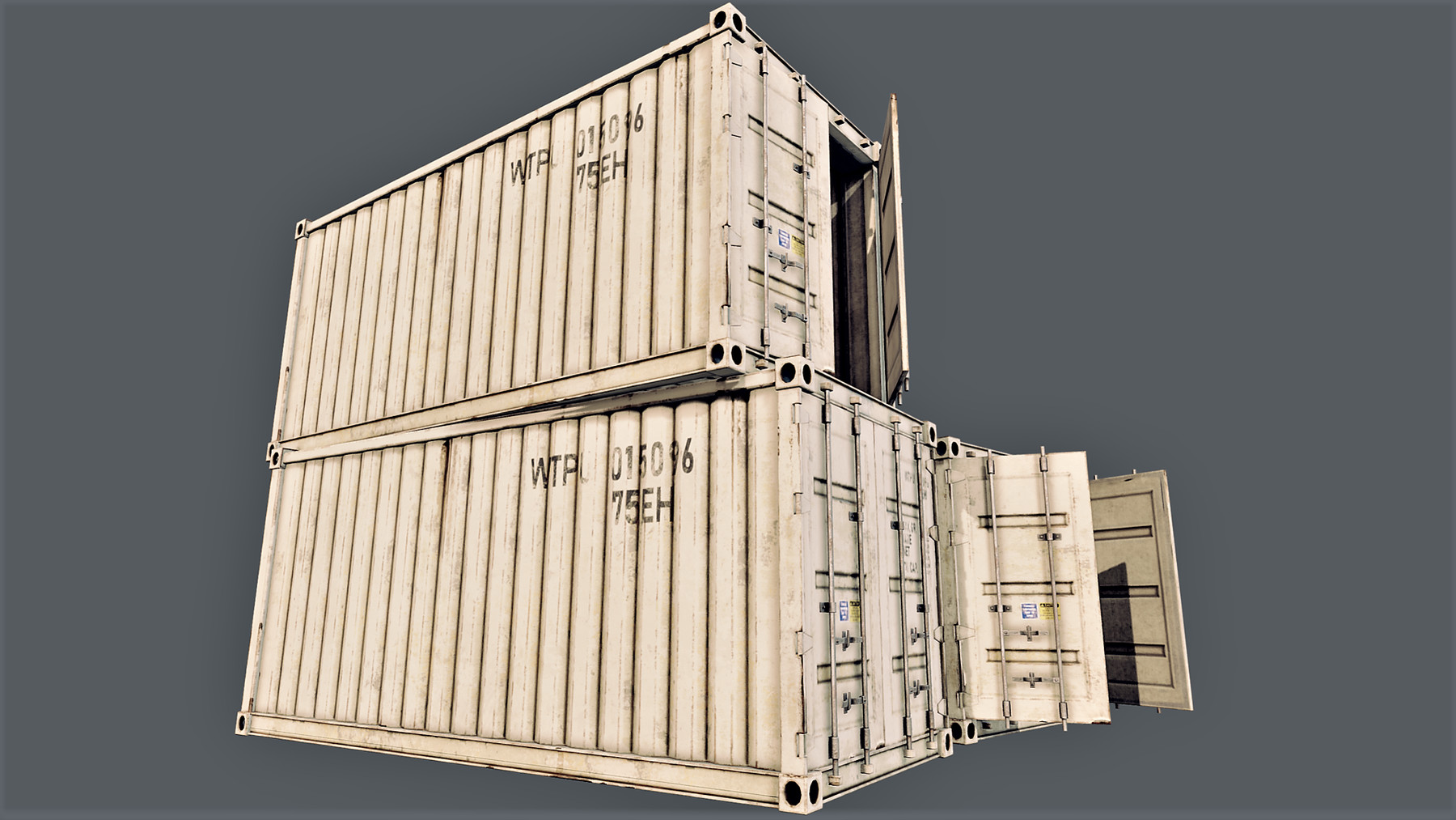 ArtStation - Enterable Shipping Containers - PBR | Game Assets
