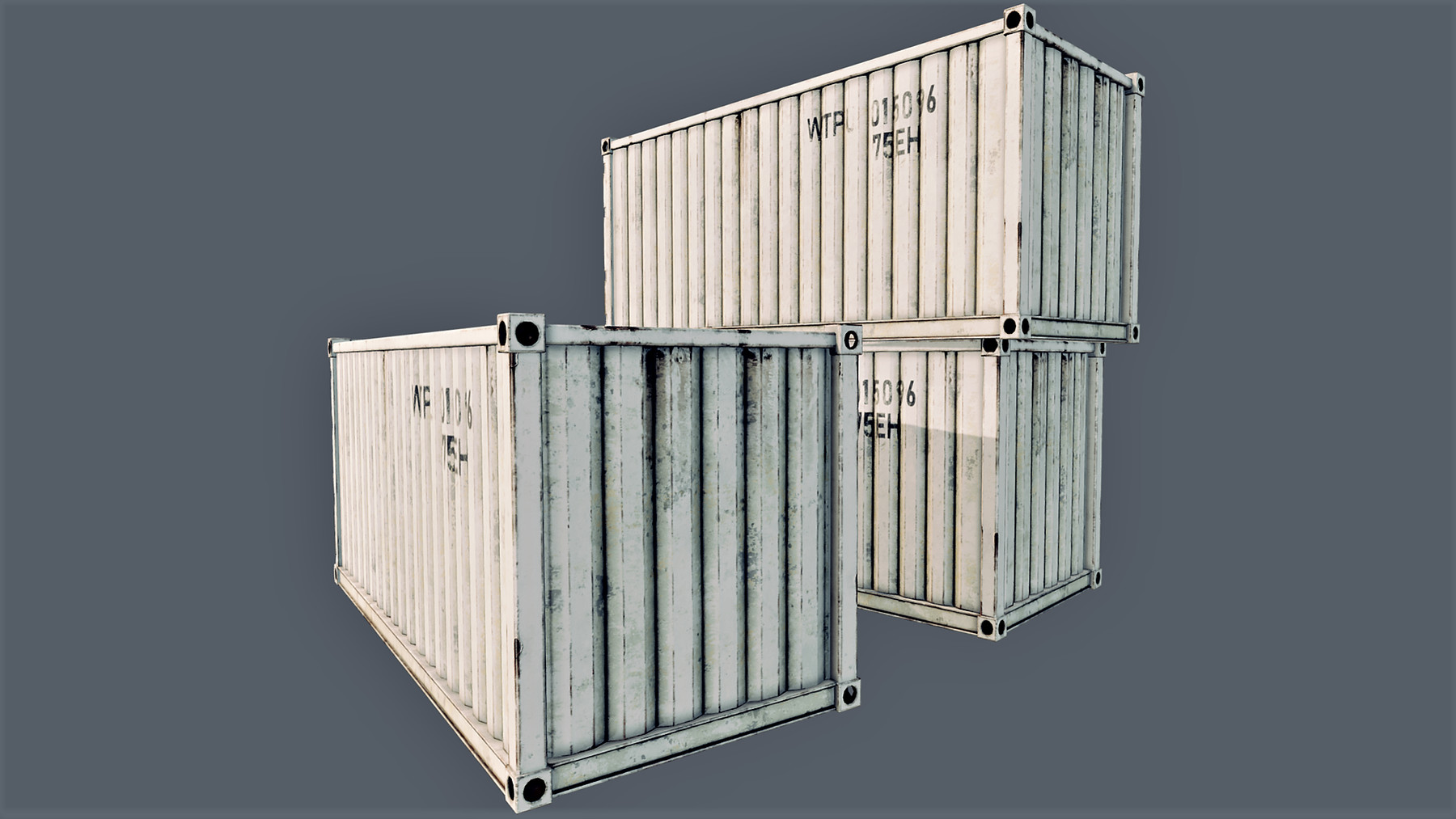 ArtStation - Enterable Shipping Containers - PBR | Game Assets