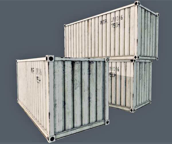 ArtStation - Enterable Shipping Containers - PBR | Game Assets