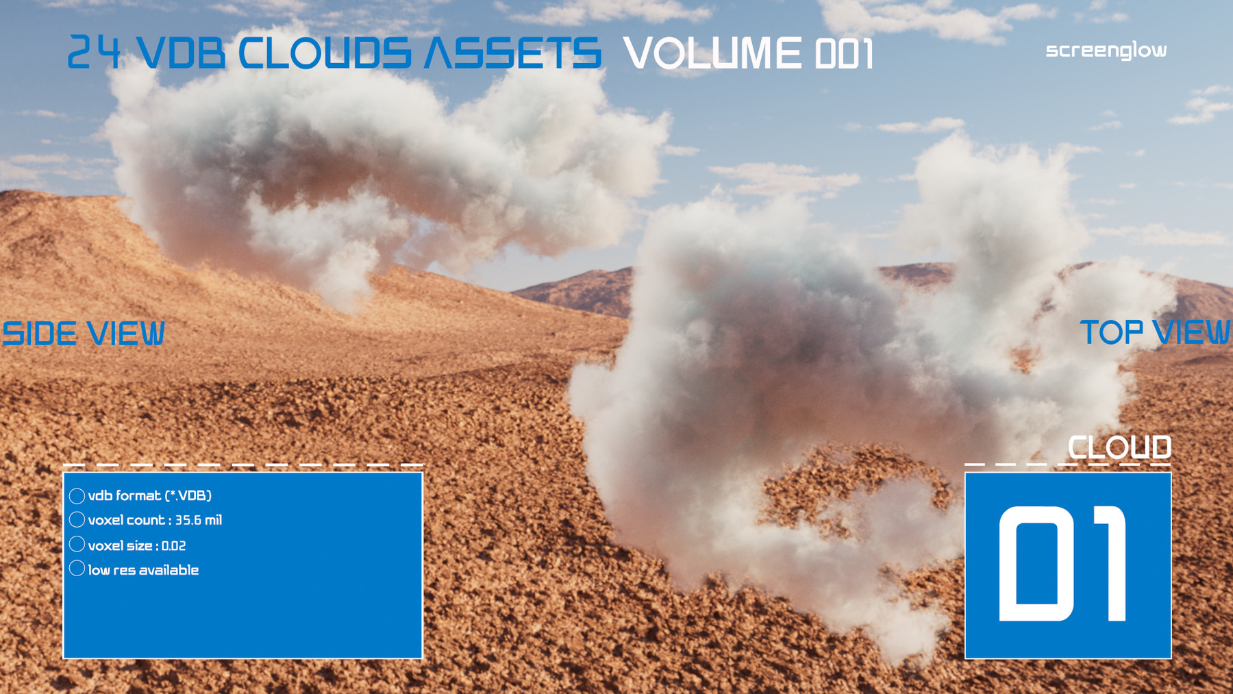 ArtStation - VDB Clouds Volume 1 | Resources