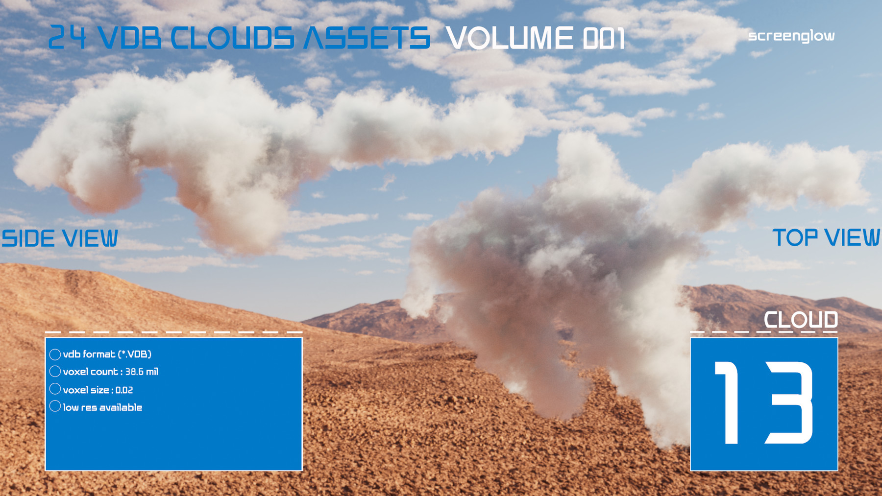 ArtStation - VDB Clouds Volume 1 | Resources