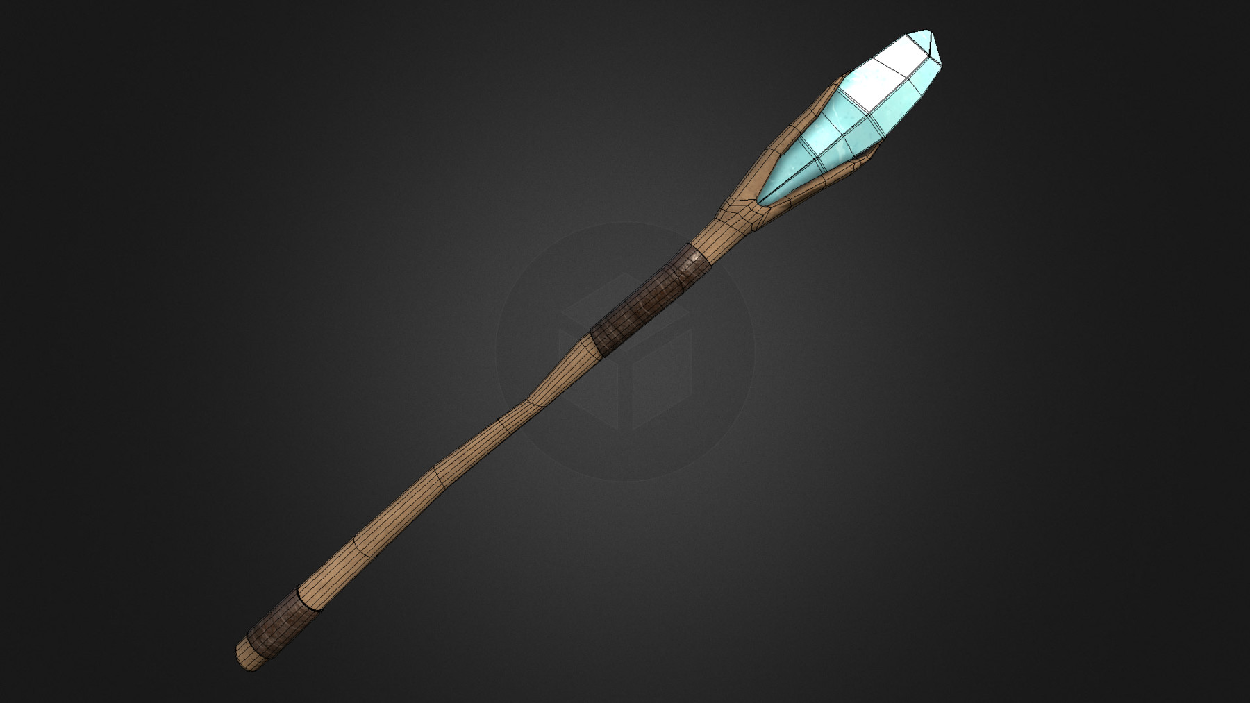 ArtStation - Magic Staff "Cold Night" | Resources