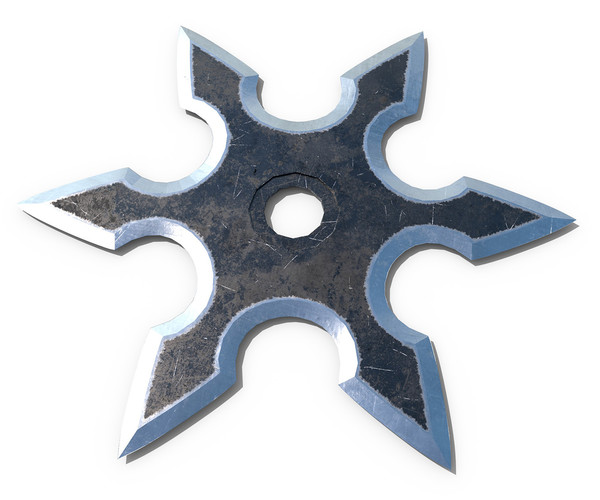 ArtStation - Shurikens 8 Low Poly | Resources