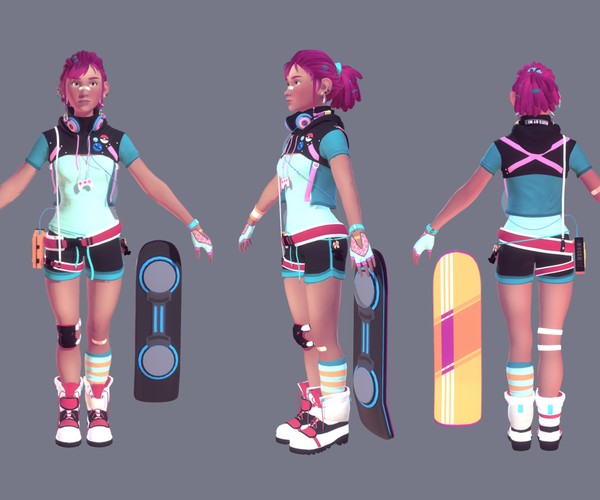 ArtStation - Nova | Posed 3D Model | Game Assets