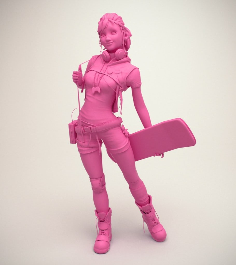 ArtStation - Nova | Posed 3D Model | Game Assets