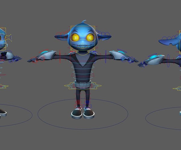 ArtStation - Alien Character | Full Rig | Resources