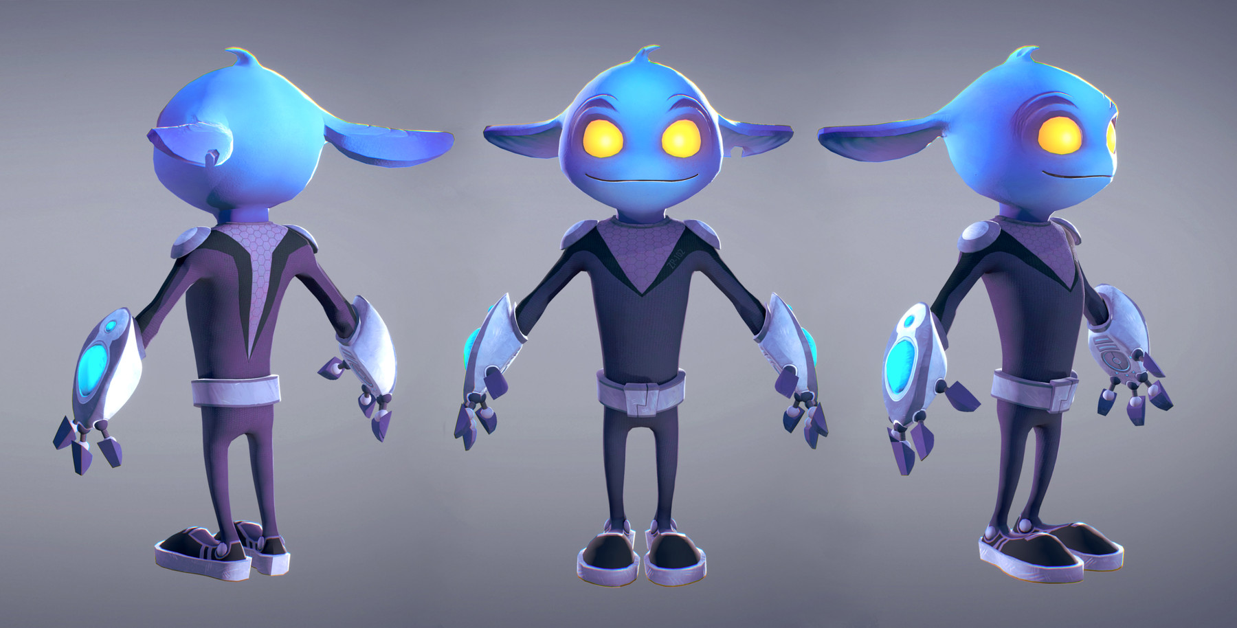 ArtStation - Alien Character | Full Rig | Resources