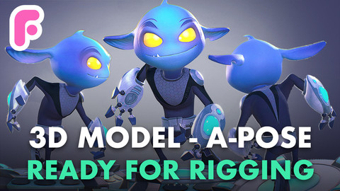 ArtStation - Alien Character | A-pose | Game Assets