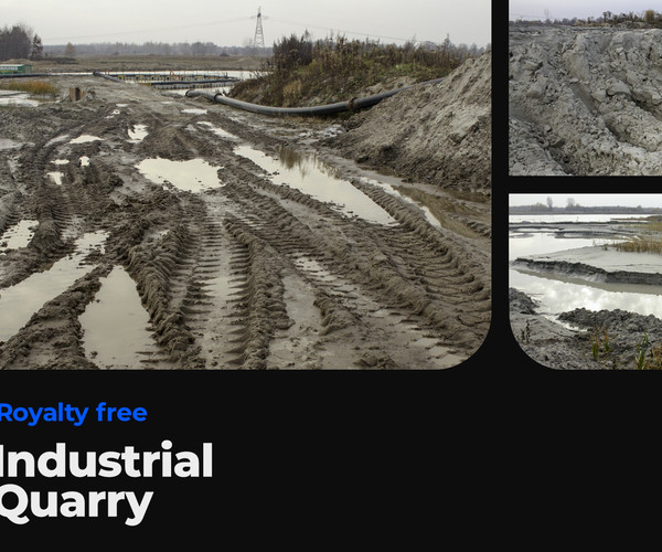 ArtStation - Industrial Quarry Mud | Resources