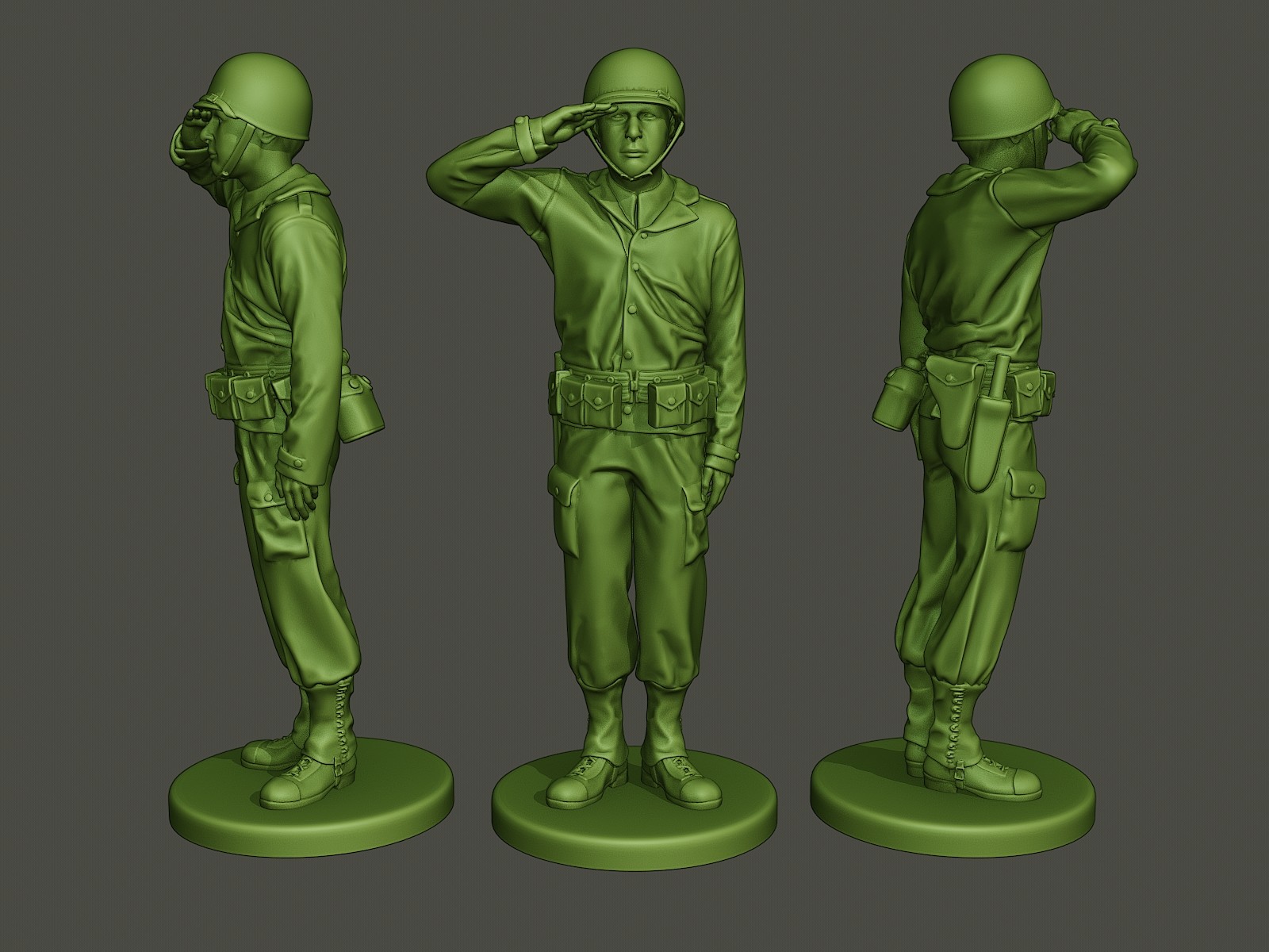 ArtStation - American soldiers ww2 Bundle Pack | Resources