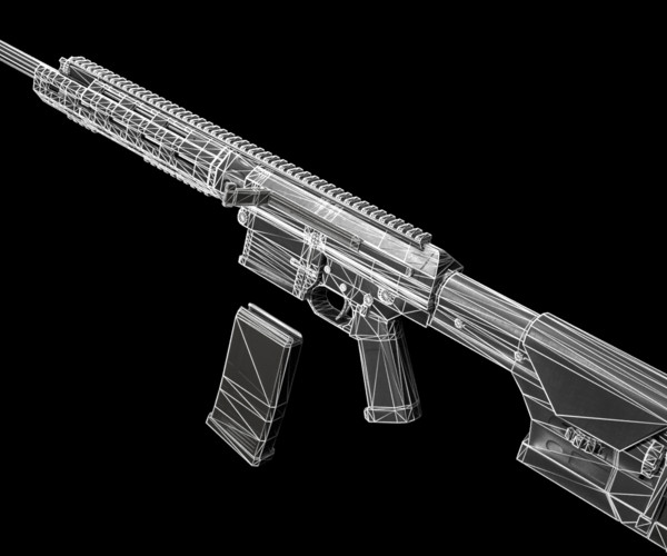 ArtStation - Semi-Automatic Sniper Package | Game Assets