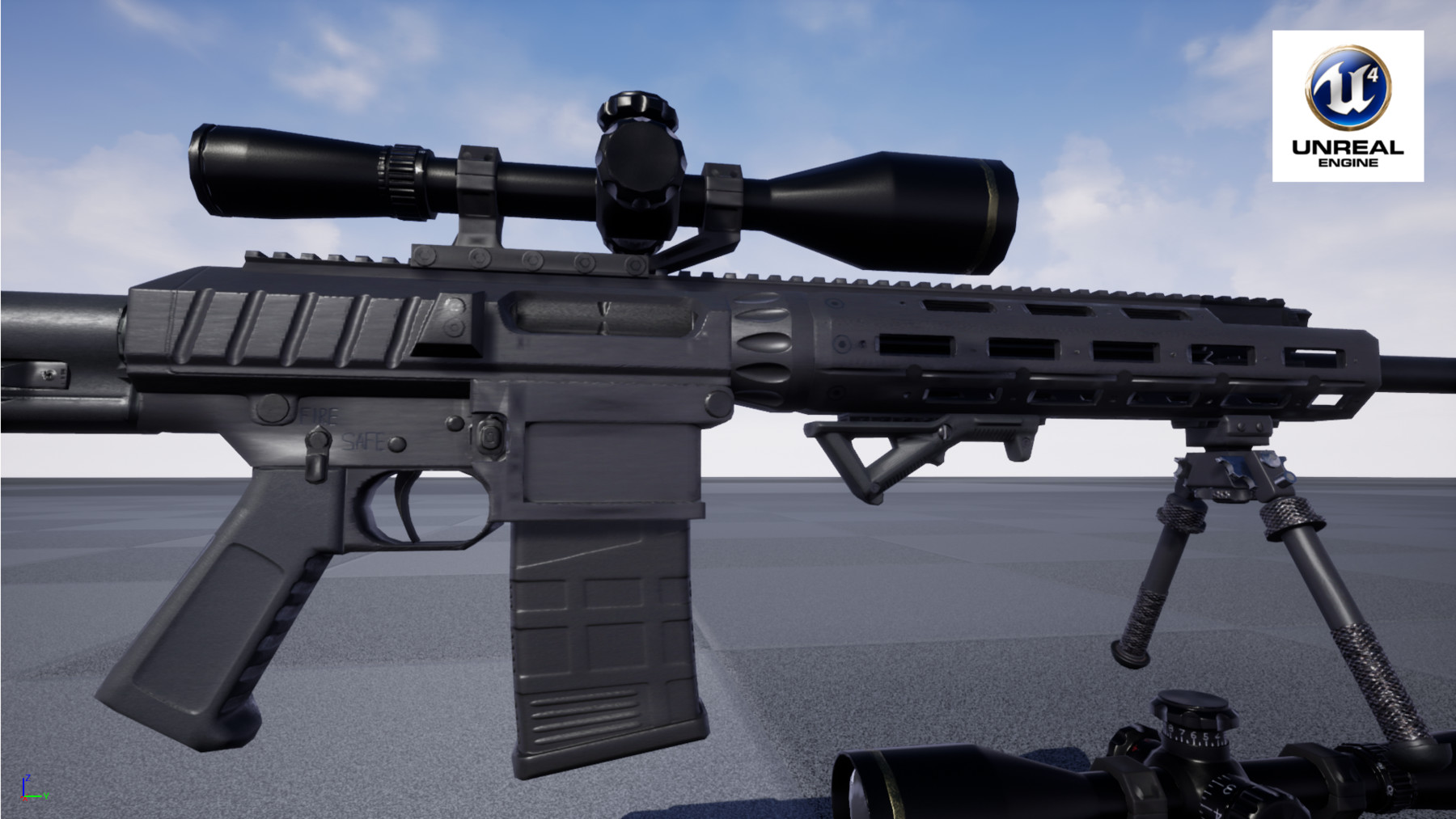 ArtStation - Semi-Automatic Sniper Package