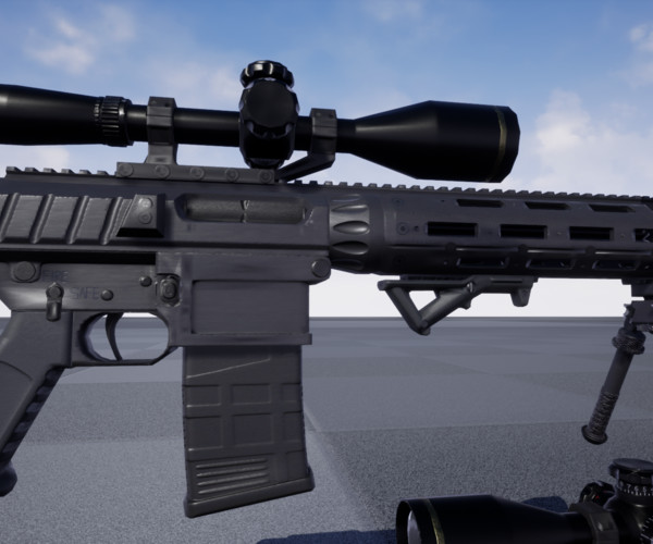 ArtStation - Semi-Automatic Sniper Package | Game Assets