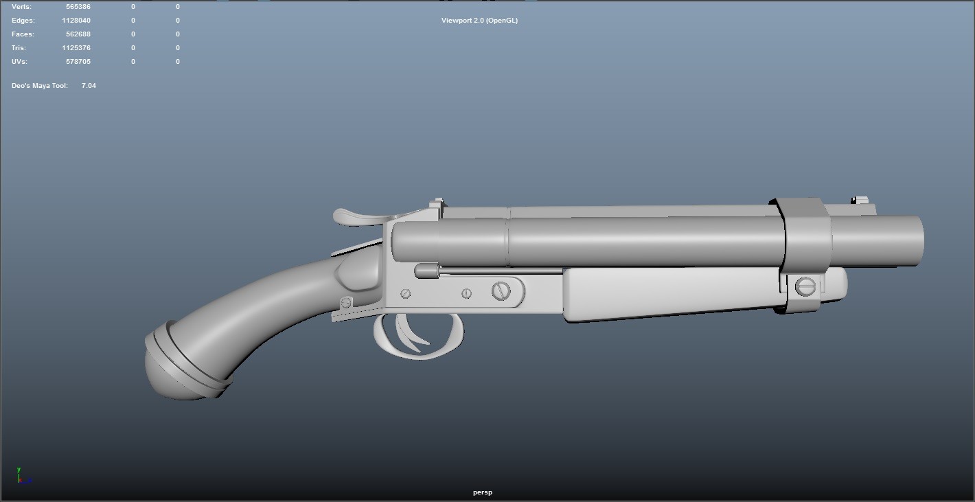 ArtStation - Shotgun (game ready) | Game Assets