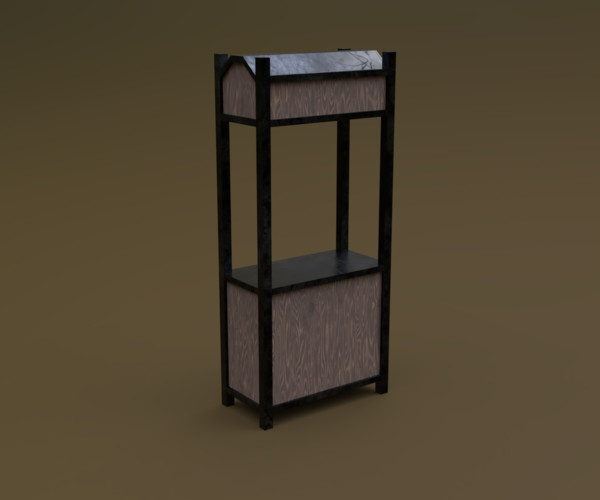 ArtStation - Trade stand 15 4in1 R - 4 PBR Texture 1 Model | Resources