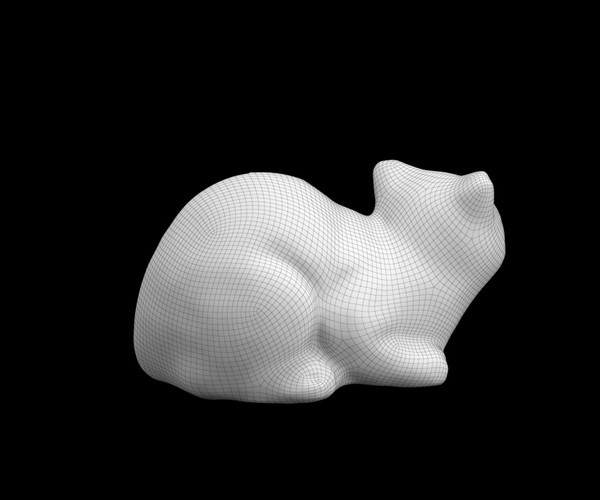 ArtStation - Realistic Stone Cat photoscanned model | Resources