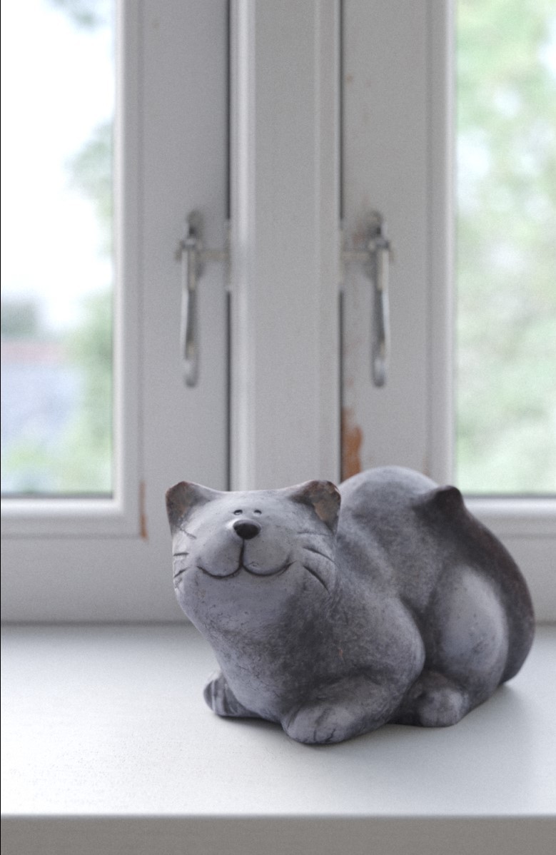 ArtStation - Realistic Stone Cat photoscanned model | Resources