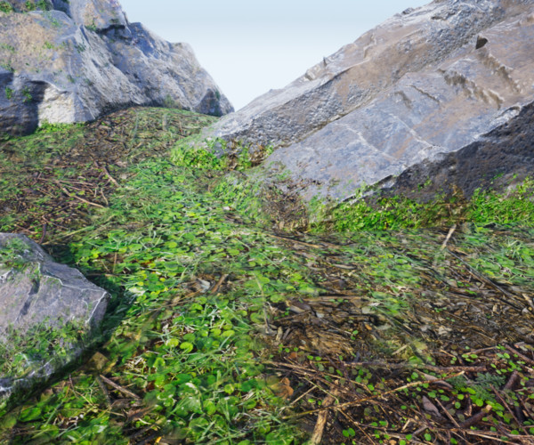 ArtStation - UE4 DistanceField Terrain Blending Demo | Tutorials