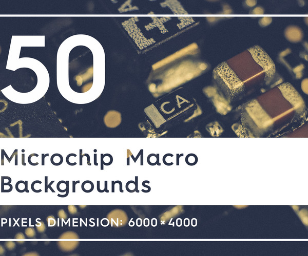 ArtStation - 50 Microchip Macro Backgrounds | Resources