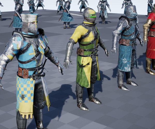 ArtStation - Knights | Game Assets