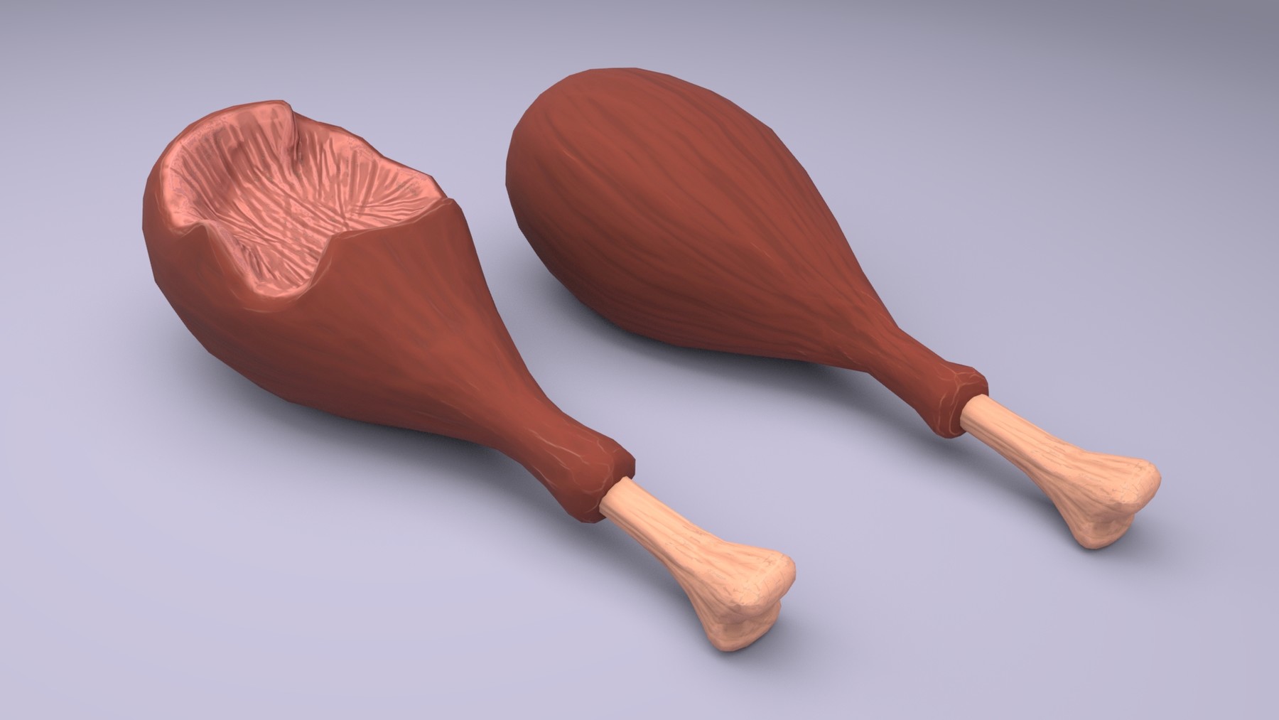 ArtStation - Cartoon Chicken Leg | Resources