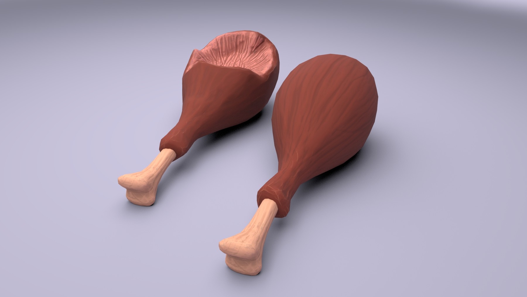 ArtStation - Cartoon Chicken Leg | Resources