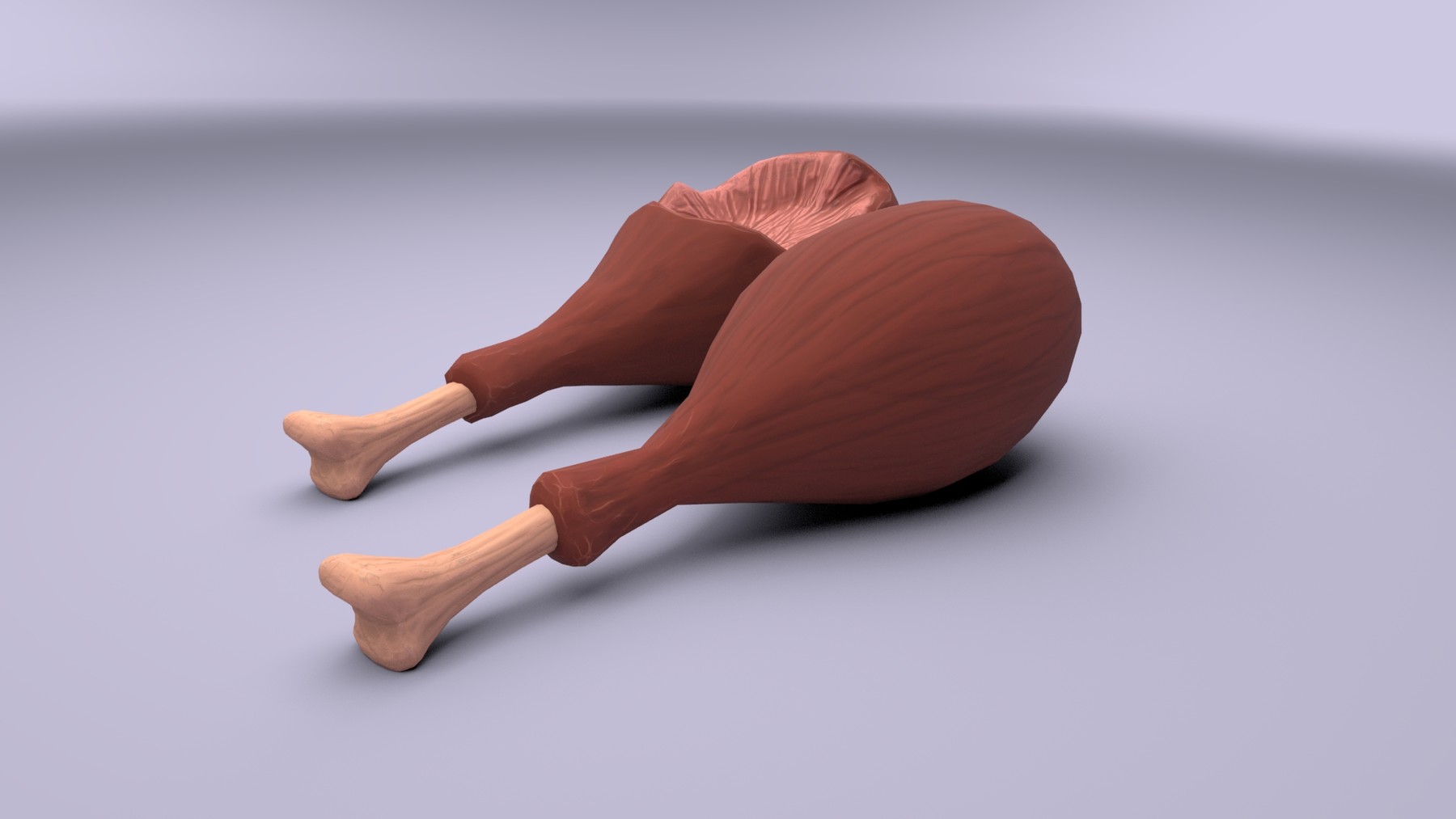 ArtStation - Cartoon Chicken Leg | Resources