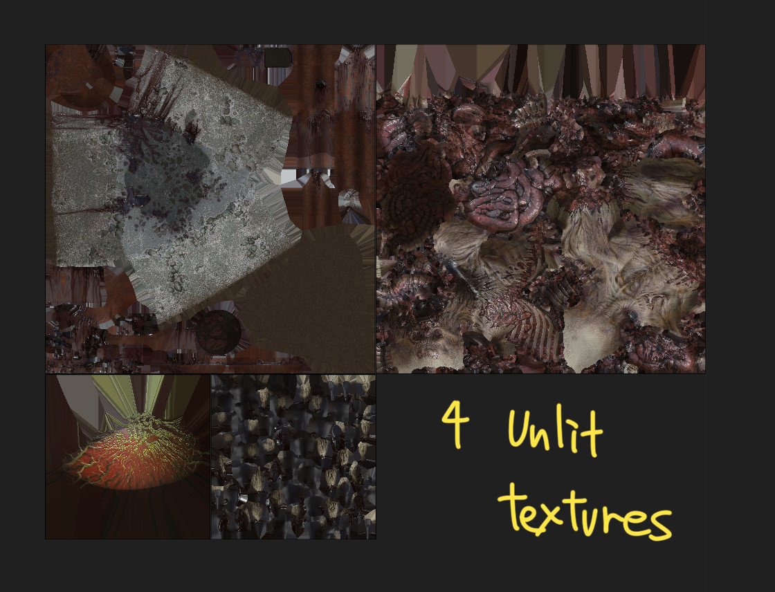 ArtStation - The Stuck zombie Model & Baked Unlit Textures | Resources
