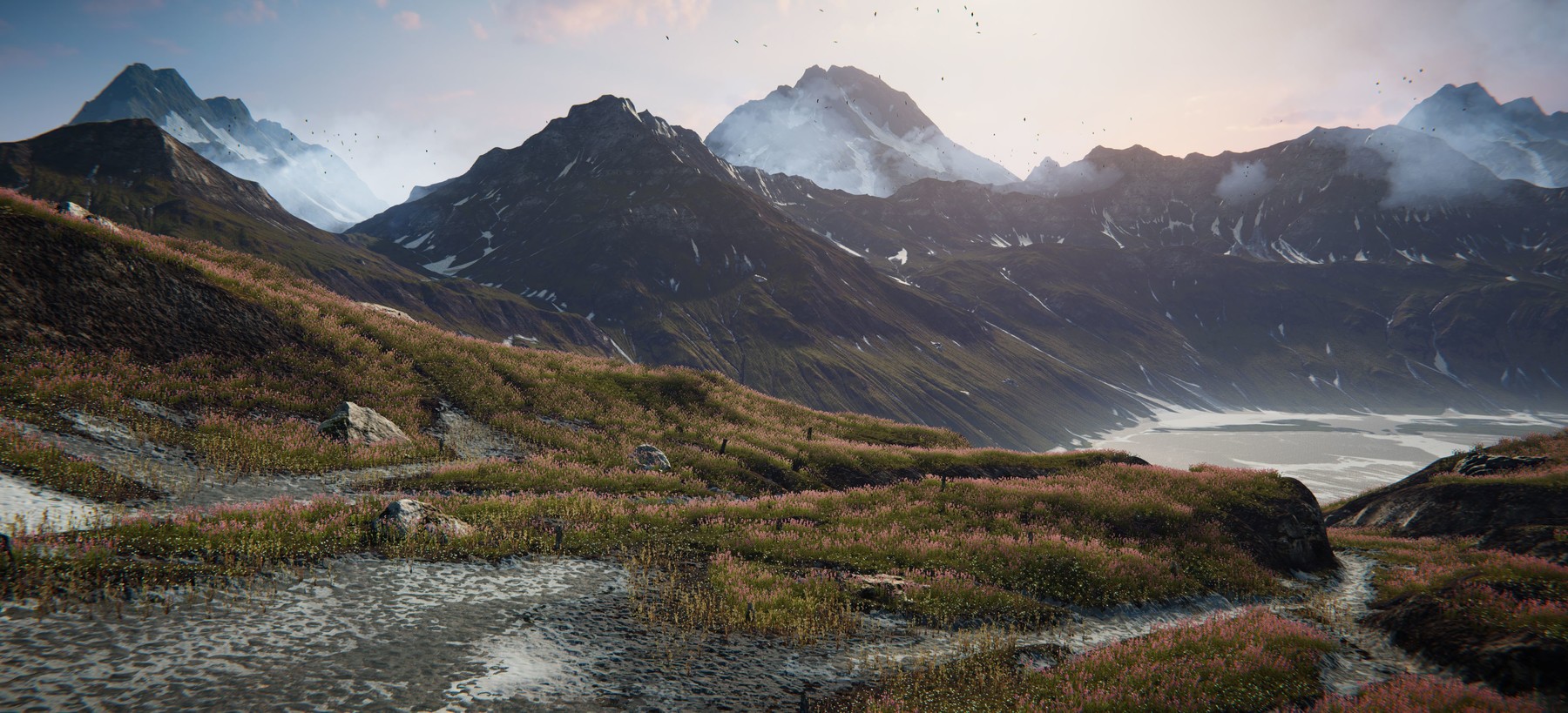 ArtStation - Grass Mountains Valley Environment - Unity 2017 Project ...