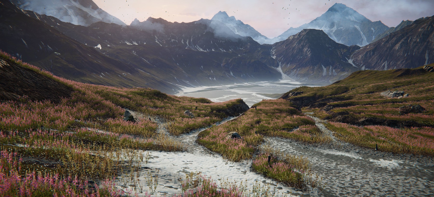 ArtStation - Grass Mountains Valley Environment - Unity 2017 Project ...