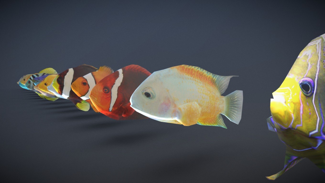 ArtStation - Fish Pack - Low Poly | Resources