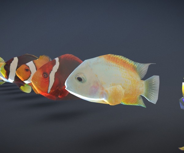 ArtStation - Fish Pack - Low Poly | Resources