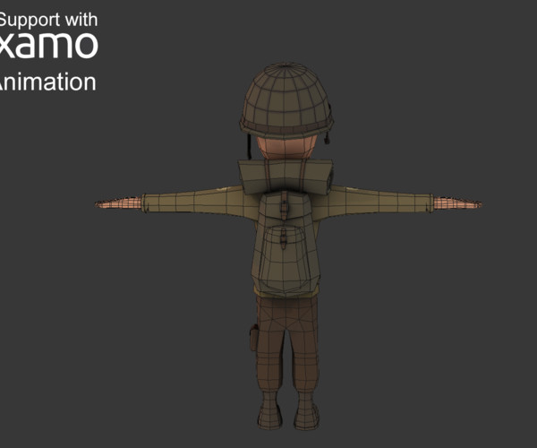 ArtStation - WW2 US Rifleman | Game Assets