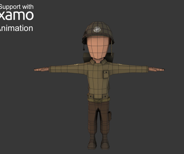 ArtStation - WW2 US Rifleman | Game Assets