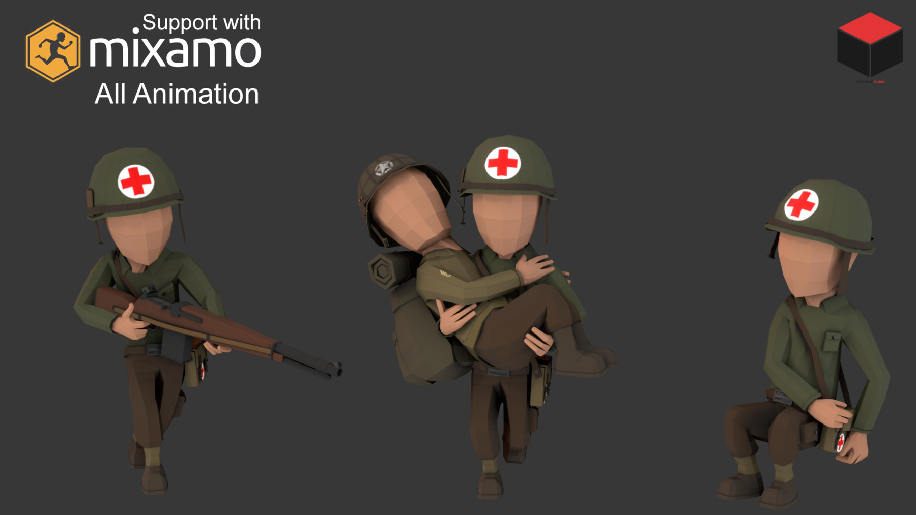 ArtStation - WW2 US Medic | Game Assets