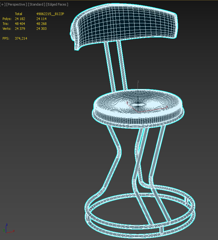 ArtStation - Bar Chair 001 | Resources