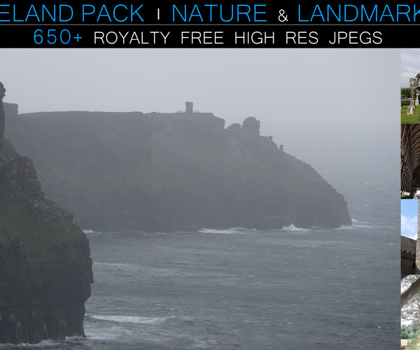 ArtStation - Ireland Pack - Nature & Landmarks | Resources