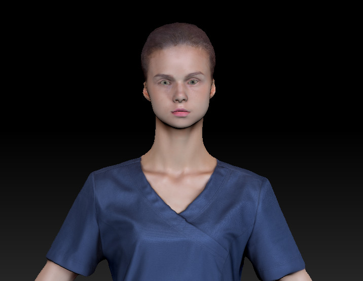 ArtStation - Animated medical nurse 14 | Game Assets