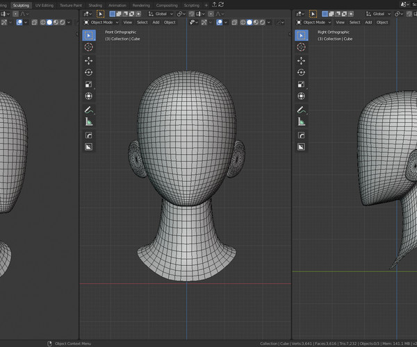 ArtStation - Base Stylized Head | Resources